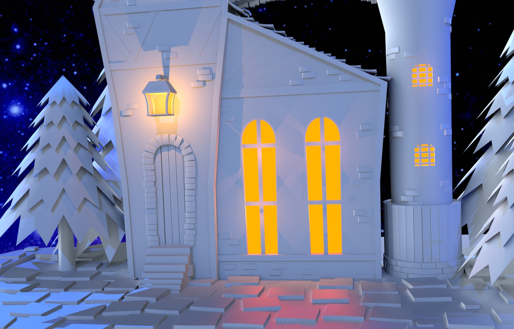 Free 3D Model Castle Blender - TurboSquid 1620579
