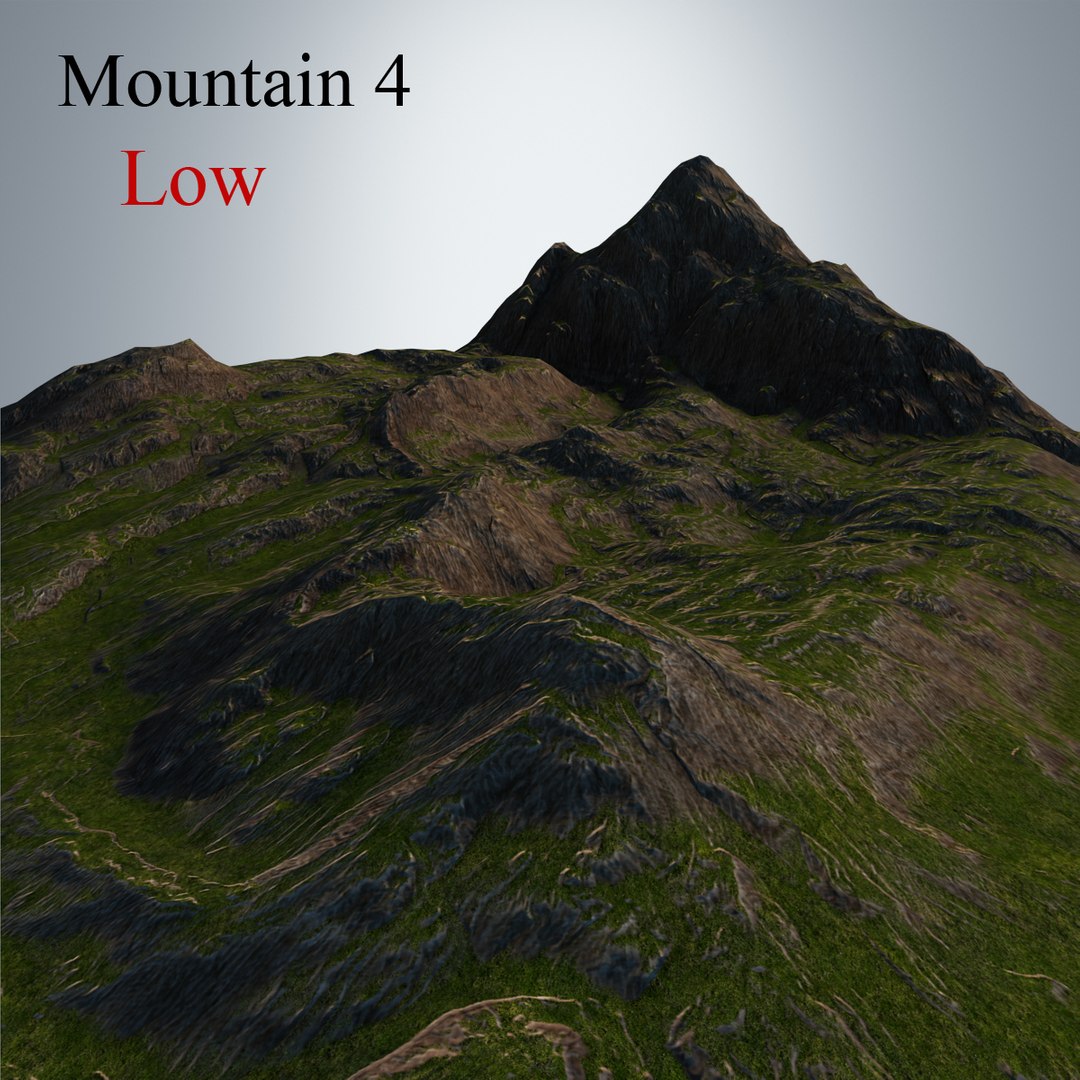 mountain mount 3d model