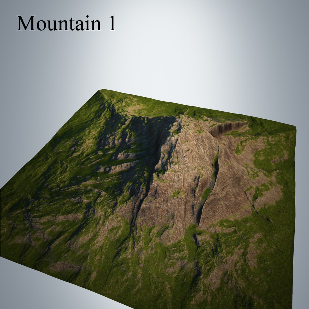 mountain mount 3d model
