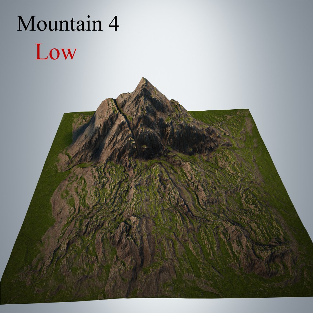 mountain mount 3d model