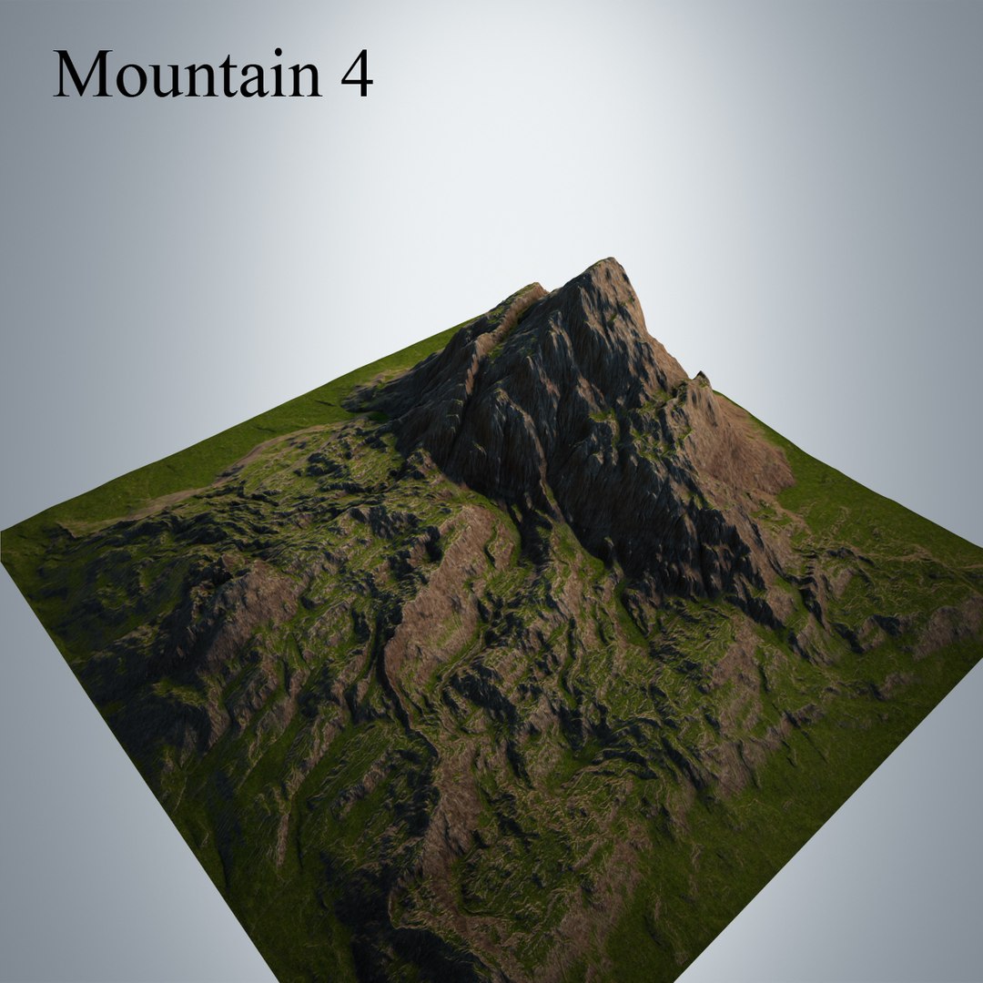 mountain mount 3d model
