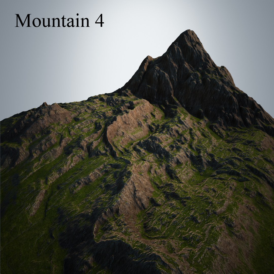 mountain mount 3d model