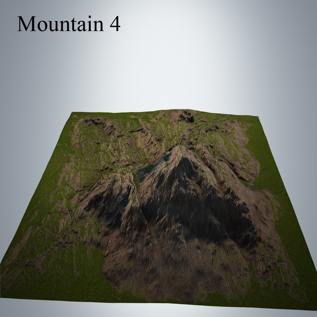 mountain mount 3d model