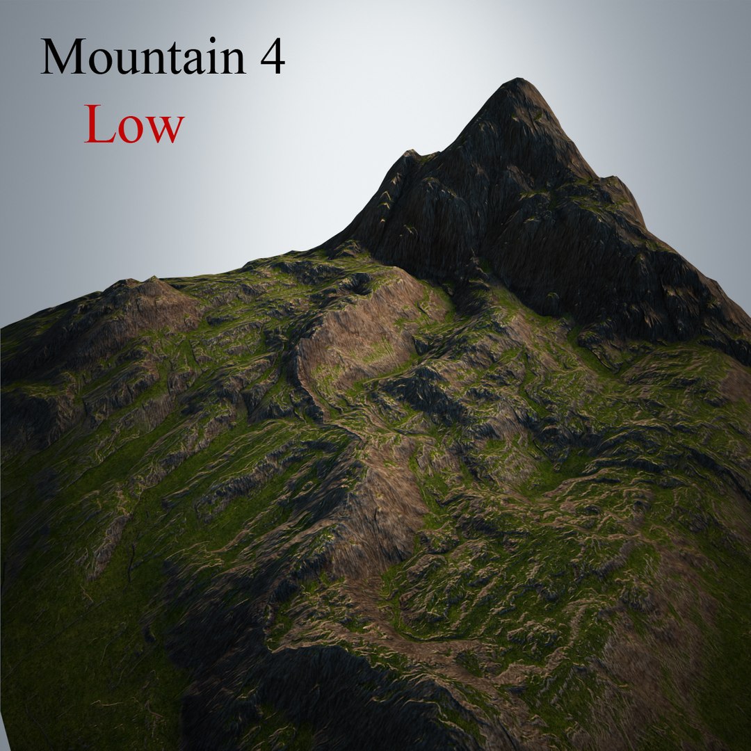 mountain mount 3d model