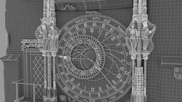 Astronomical clock prague 3D model - TurboSquid 1584182