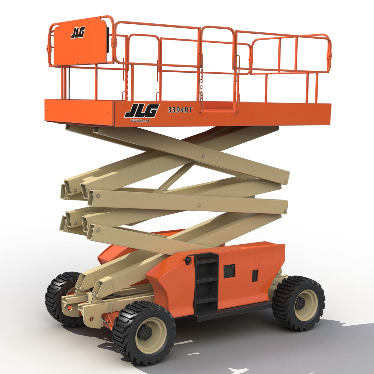 engine powered scissor lift 3d max