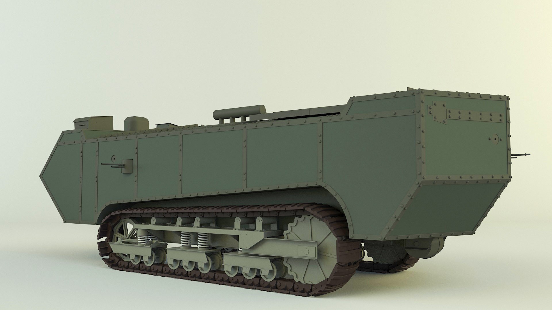 Saint Chamond Tank 3D Model - TurboSquid 2320755