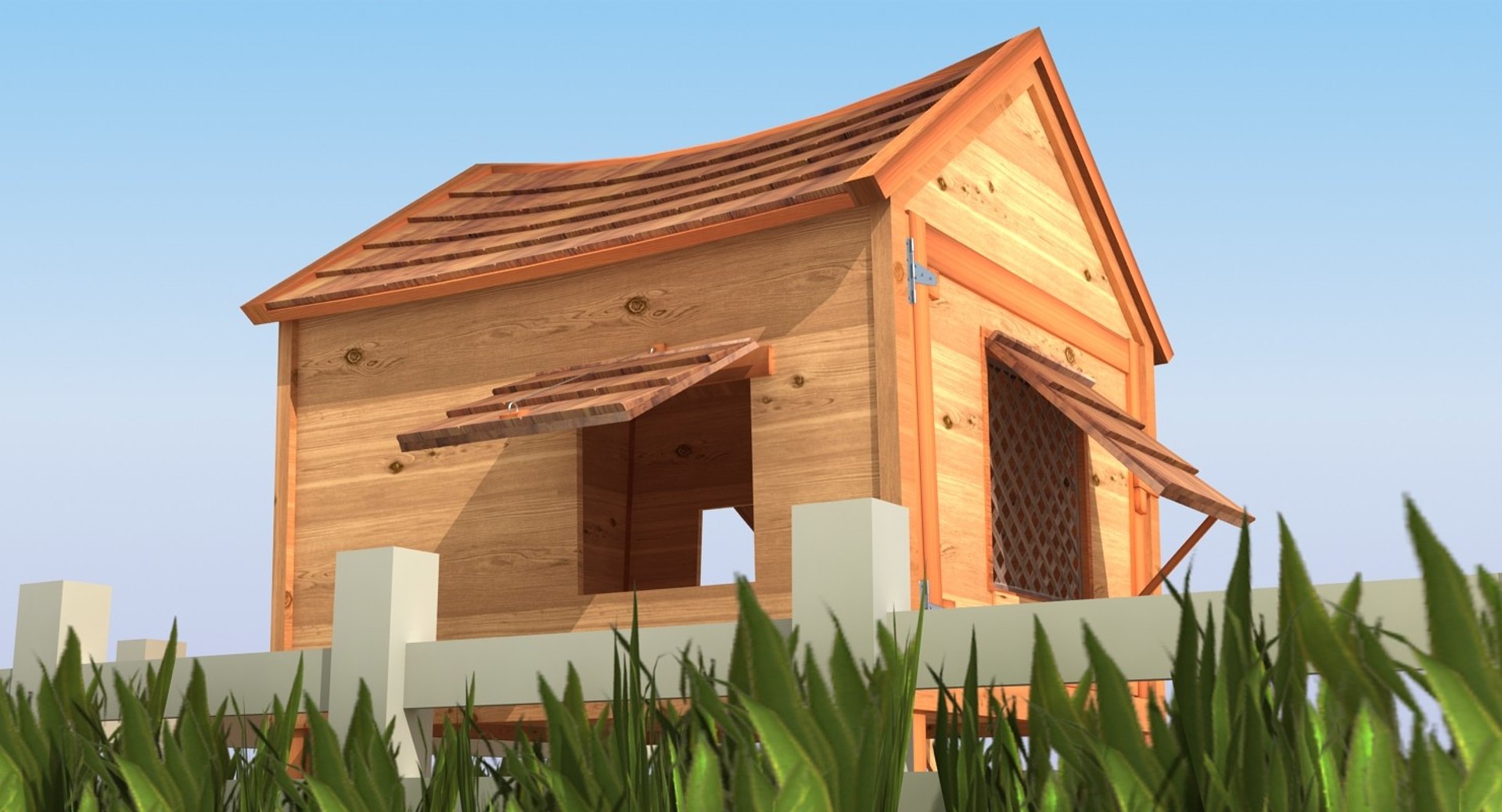 Chicken Coop 3d Max
