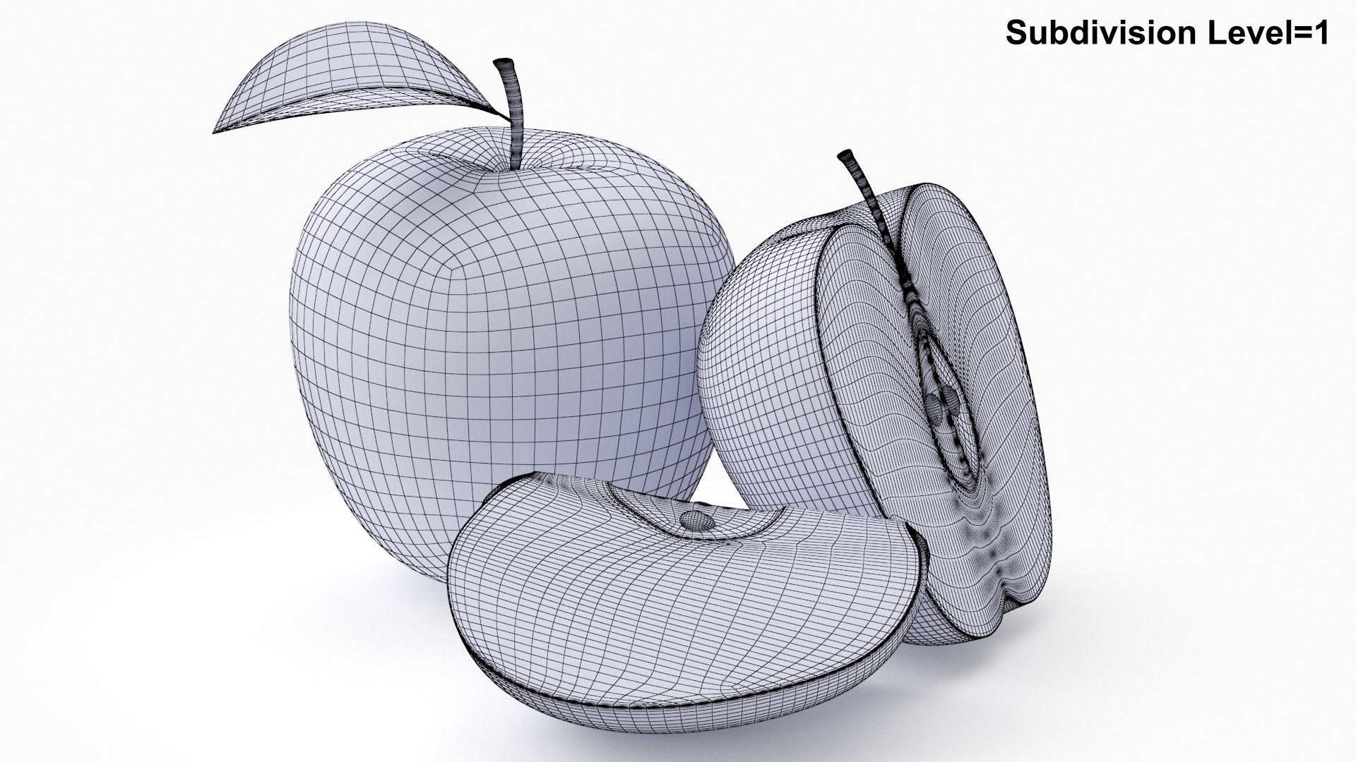 3D Apple Set 01 - TurboSquid 2213006