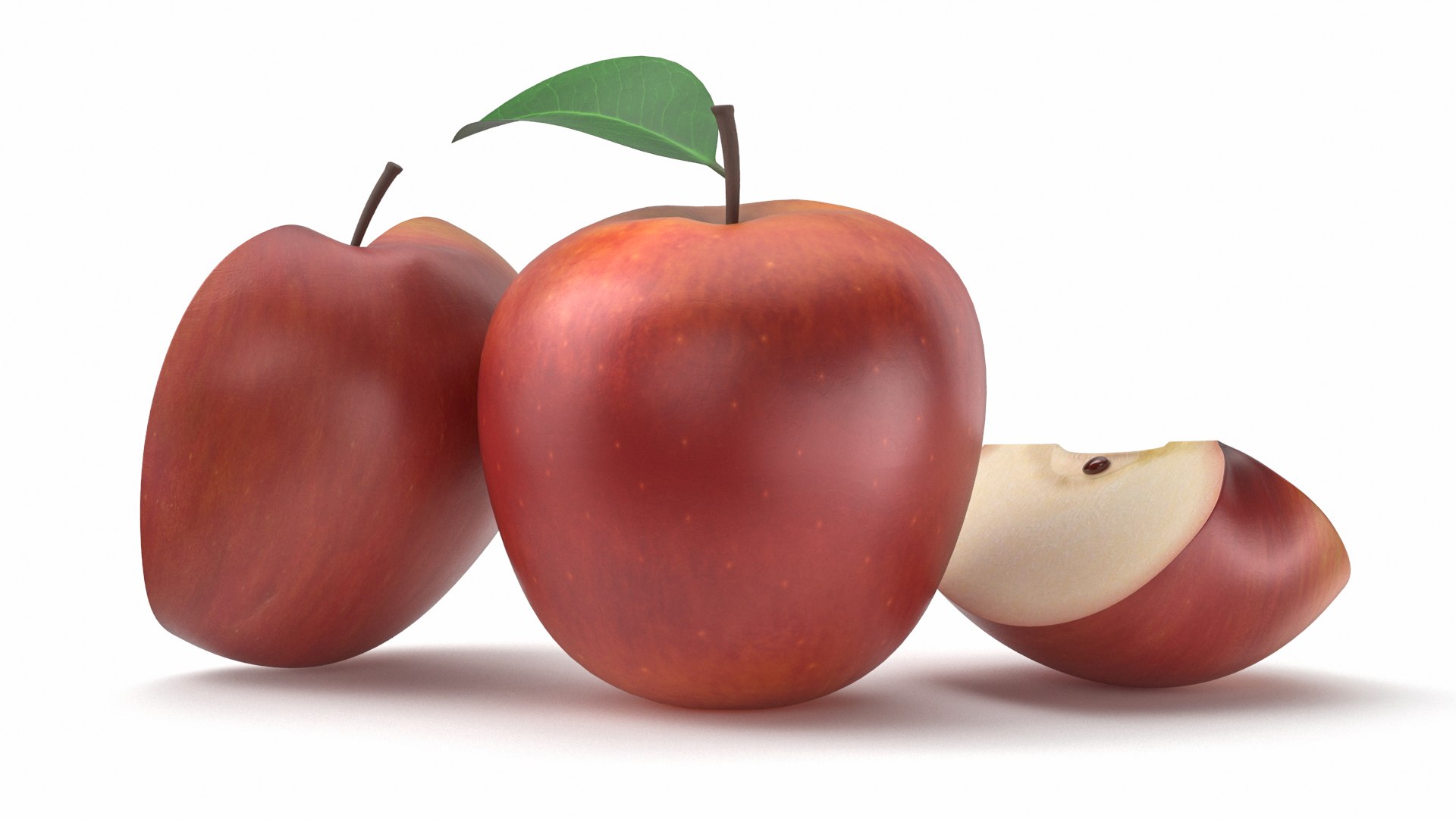 3D Apple Set 01 - TurboSquid 2213006