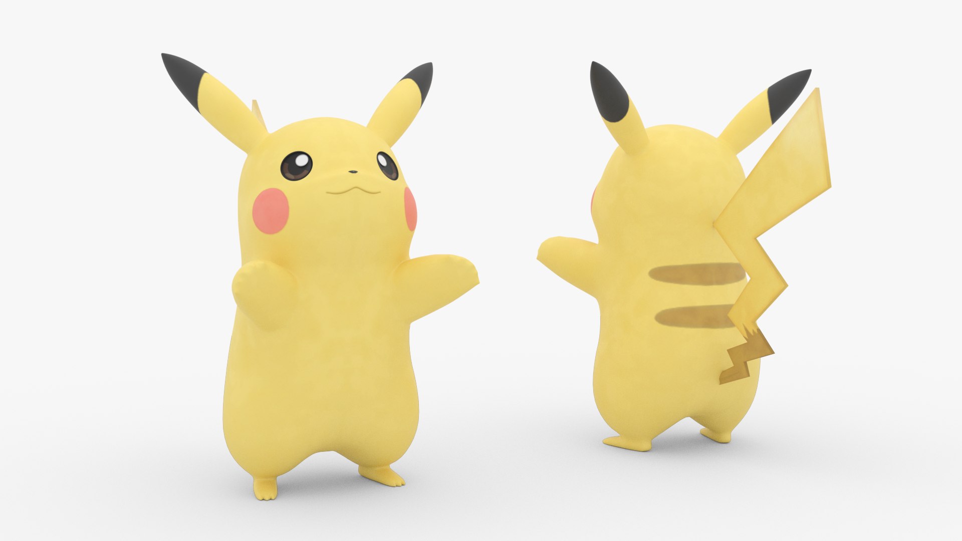 Pikachu - Pokemon 3D Model - TurboSquid 2399519