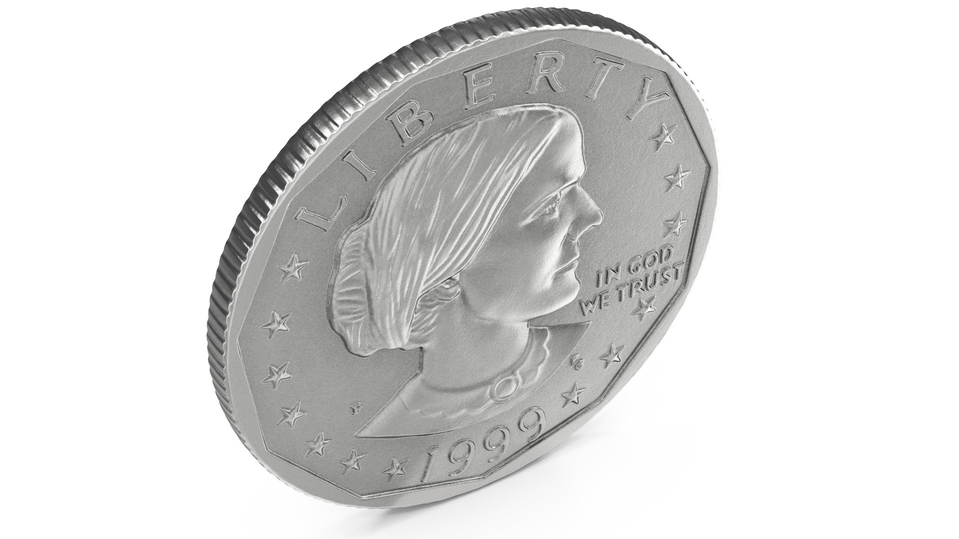 3D model US Silver Dollar Coin - TurboSquid 2133698