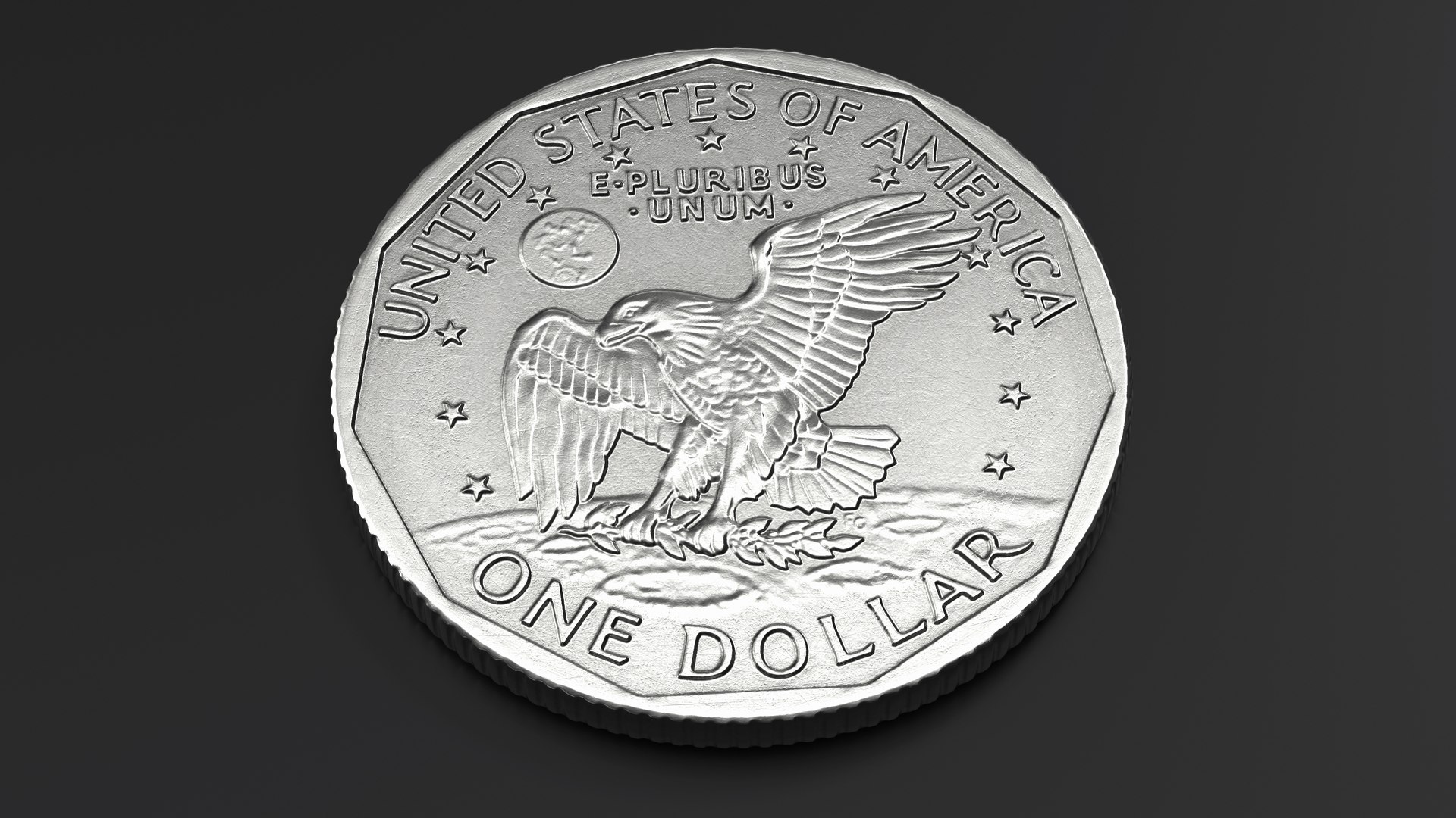 3D model US Silver Dollar Coin - TurboSquid 2133698