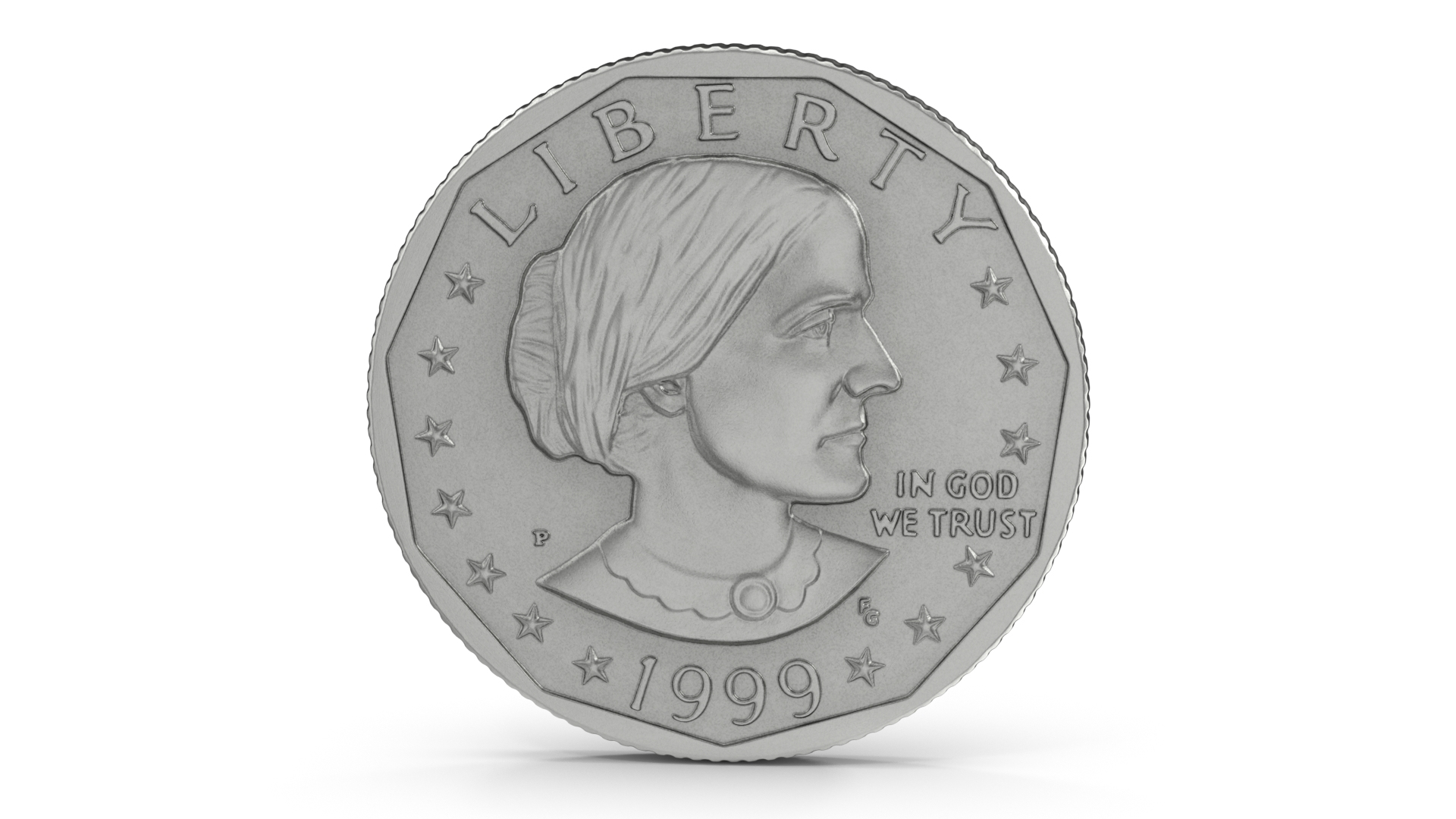 3D model US Silver Dollar Coin - TurboSquid 2133698