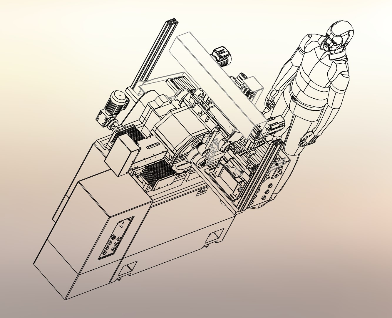 3D Automatic Loading Centerless Grinding Model - TurboSquid 1305313