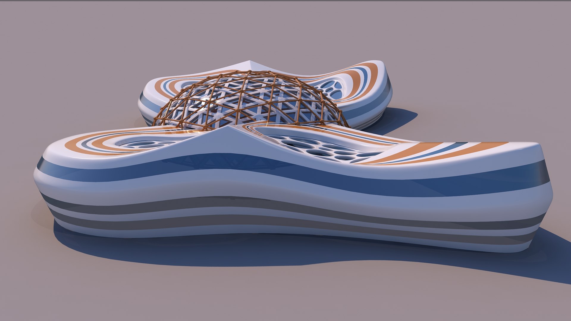 3D Model 0091 - Organic Building - TurboSquid 2235784