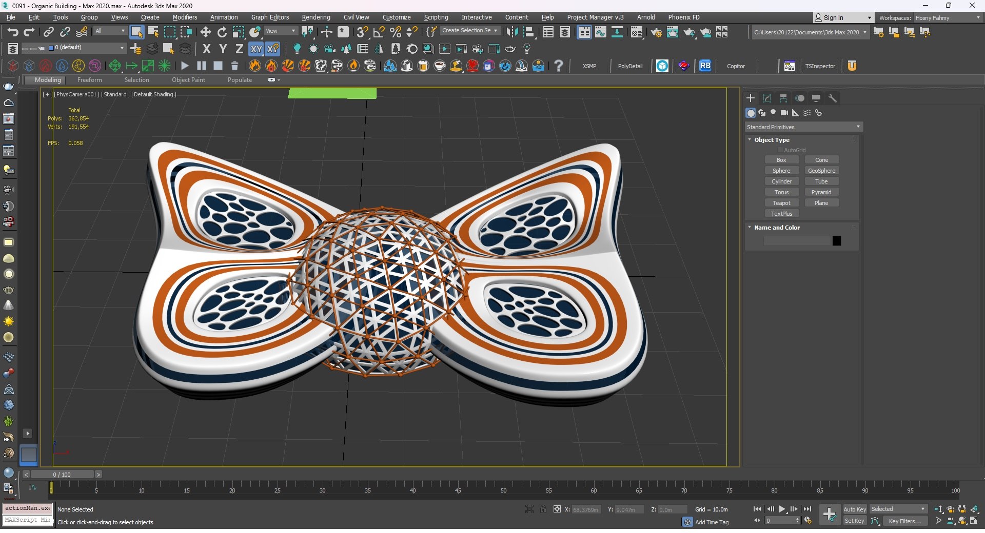 3D Model 0091 - Organic Building - TurboSquid 2235784