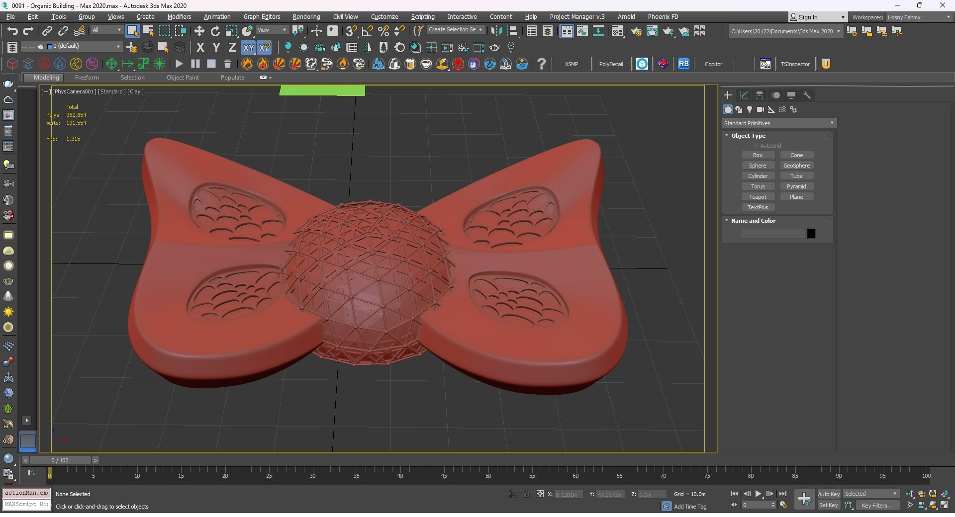 3D Model 0091 - Organic Building - TurboSquid 2235784