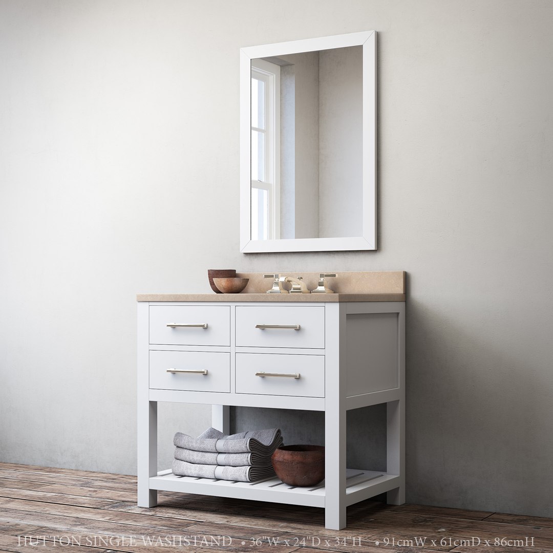3D Model Hutton Single Washstand - TurboSquid 1192237