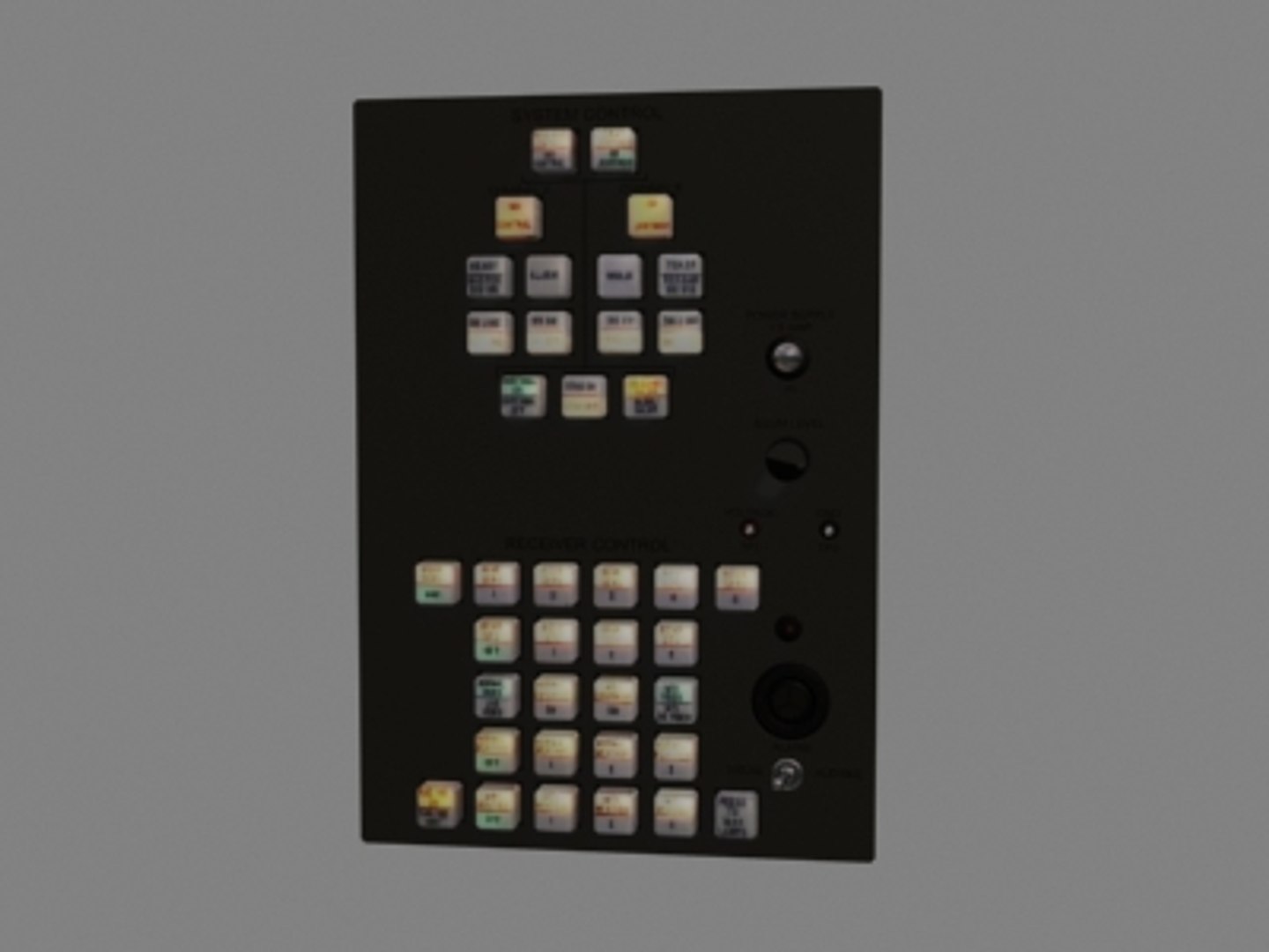 Max Radar Switch Control Panel