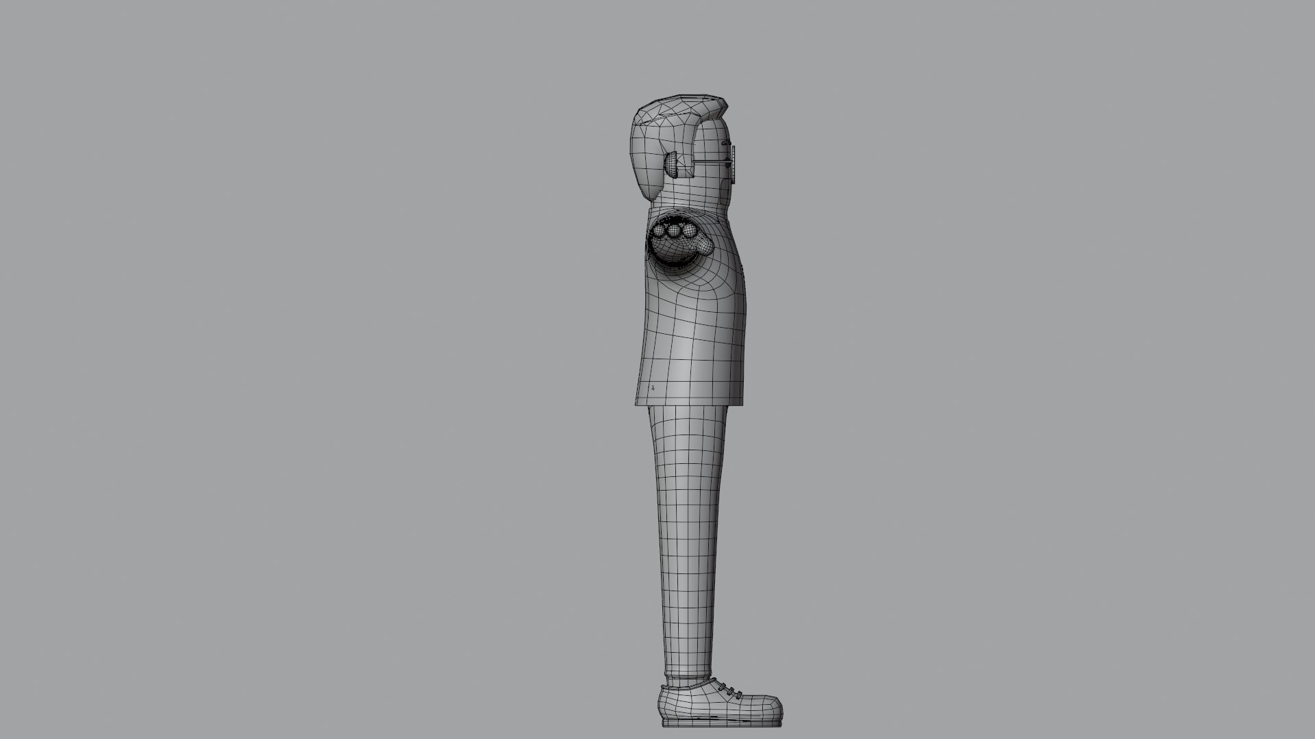 3D Minimal Simple Man Cartoon Character model - TurboSquid 1771034
