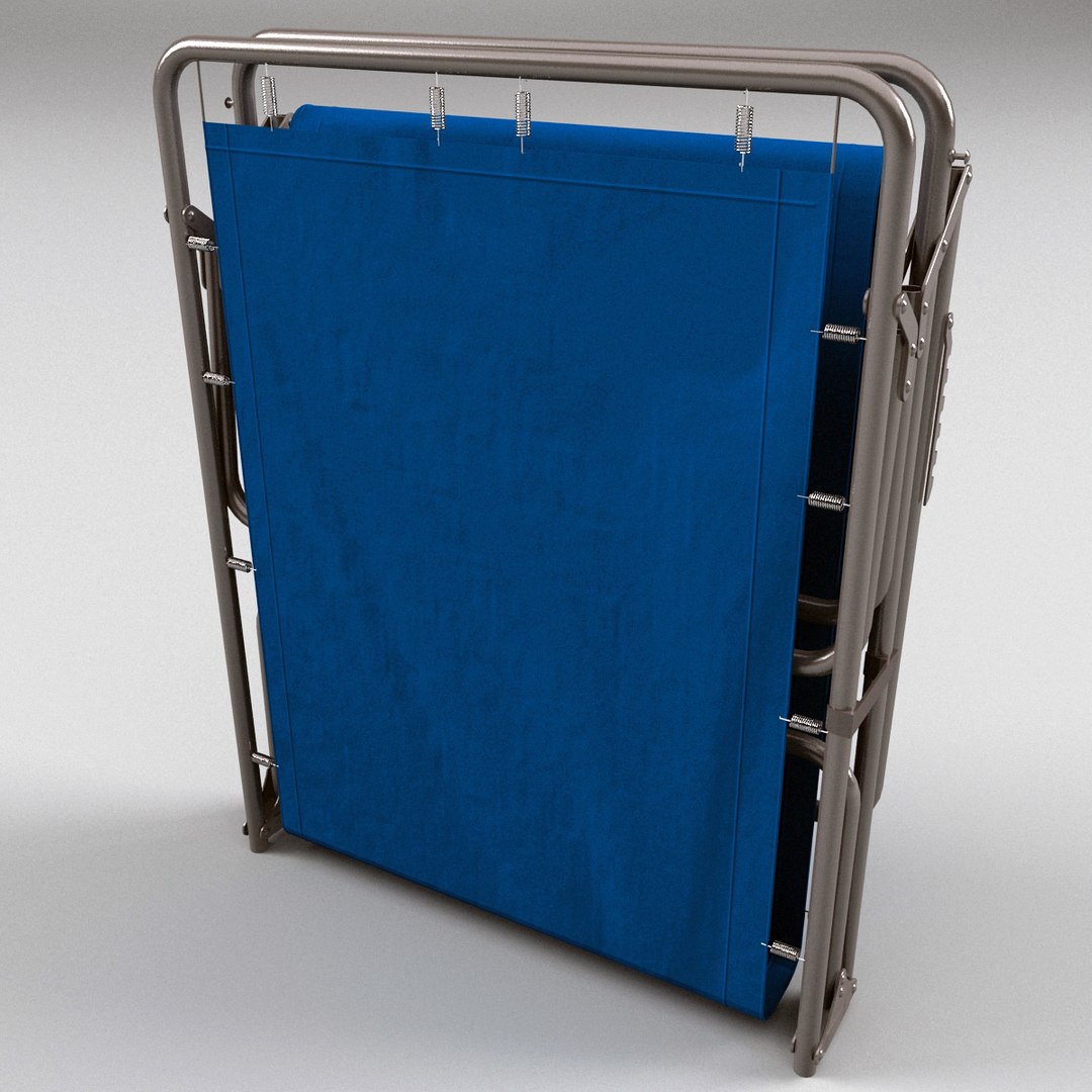 Folding Cot 3d Obj