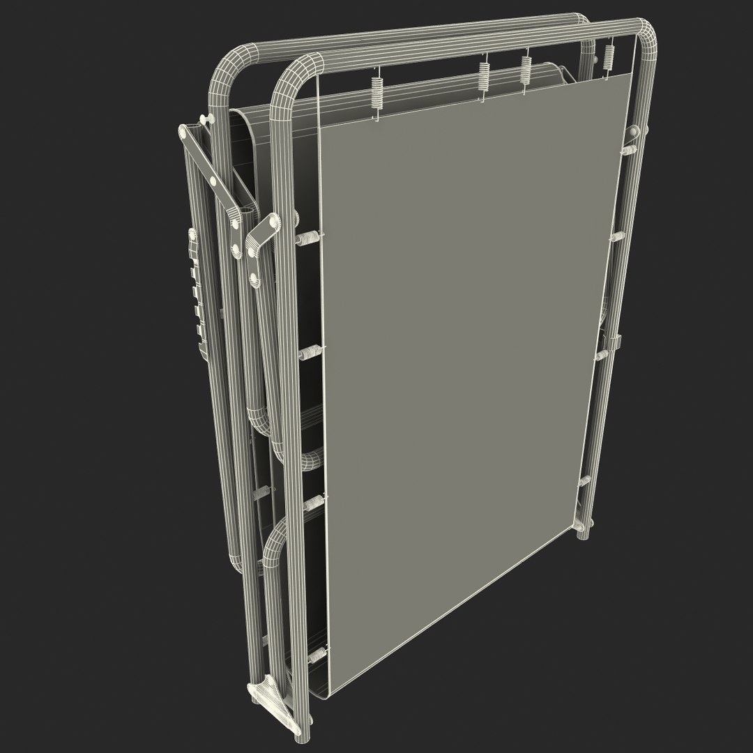 Folding Cot 3d Obj
