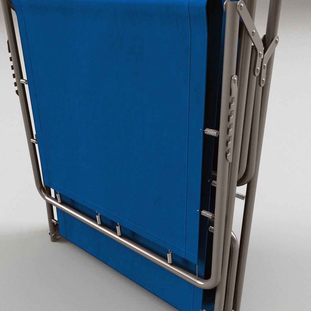 Folding Cot 3d Obj