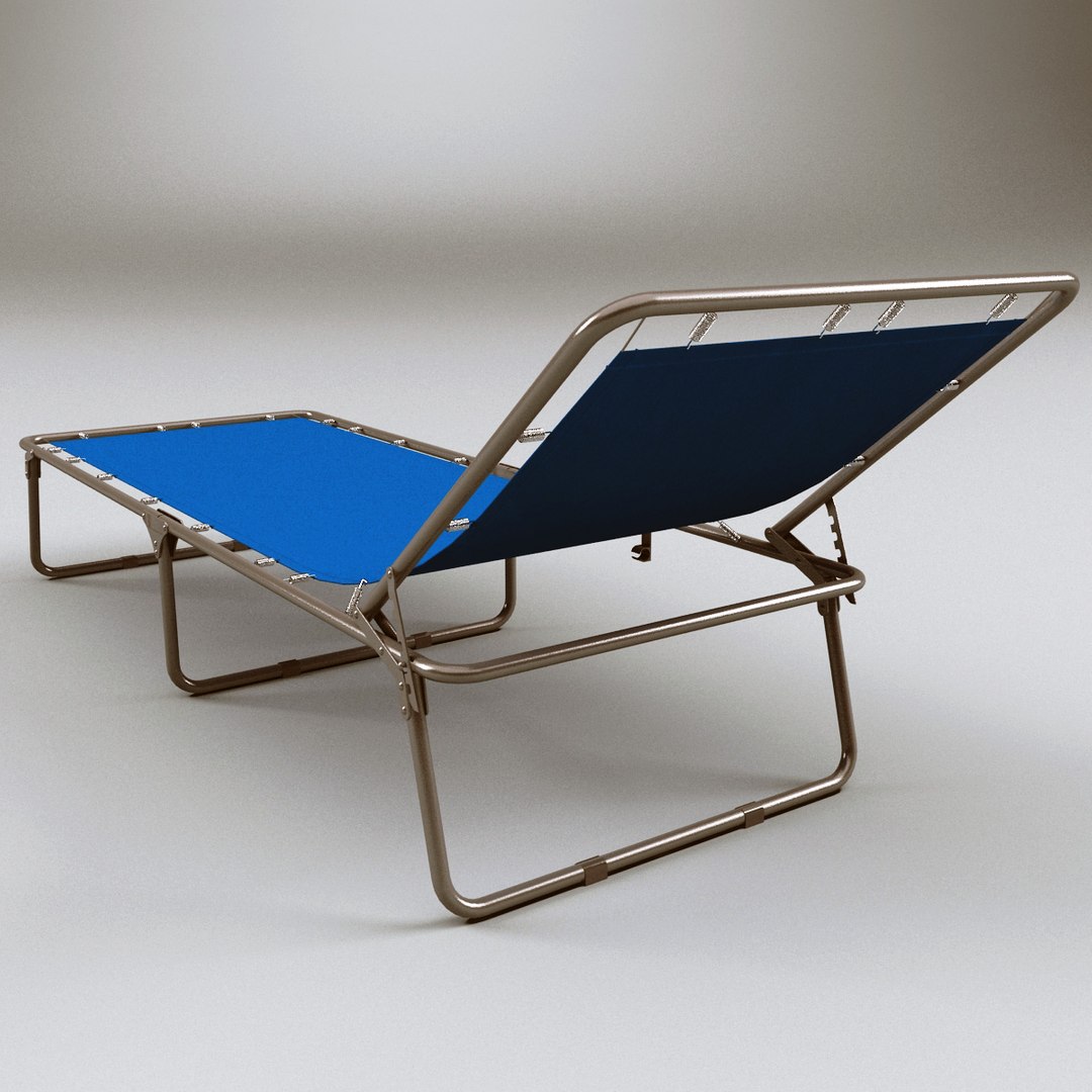 Folding Cot 3d Obj