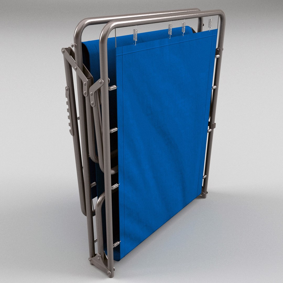Folding Cot 3d Obj