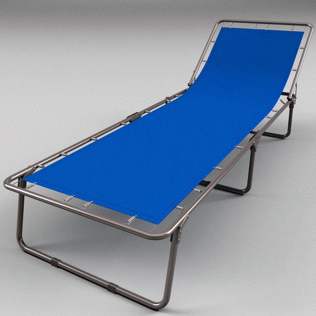 Folding Cot 3d Obj
