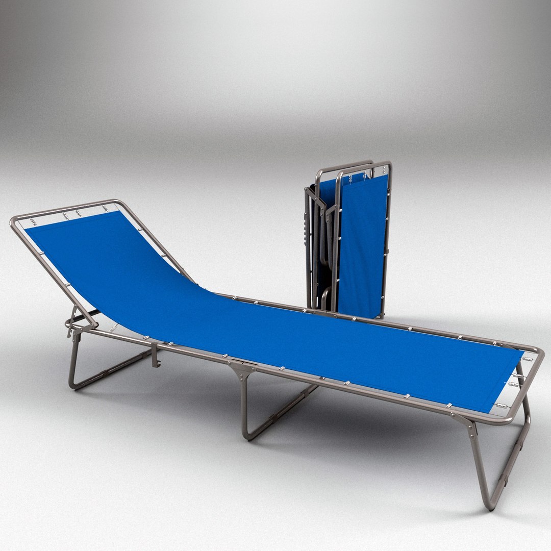 Folding Cot 3d Obj
