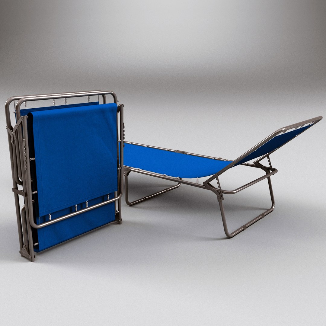 Folding Cot 3d Obj