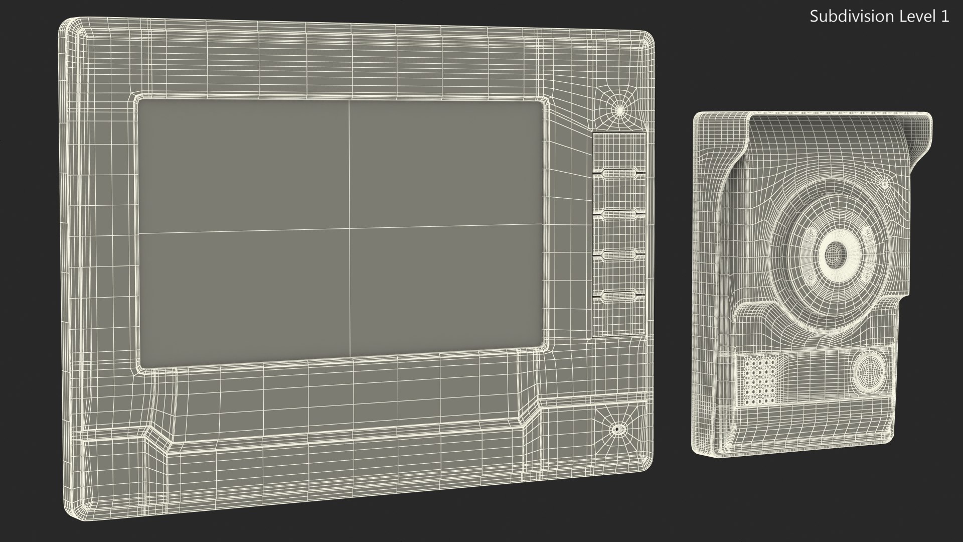 3D Amocam Video Intercom System Set - TurboSquid 1736230