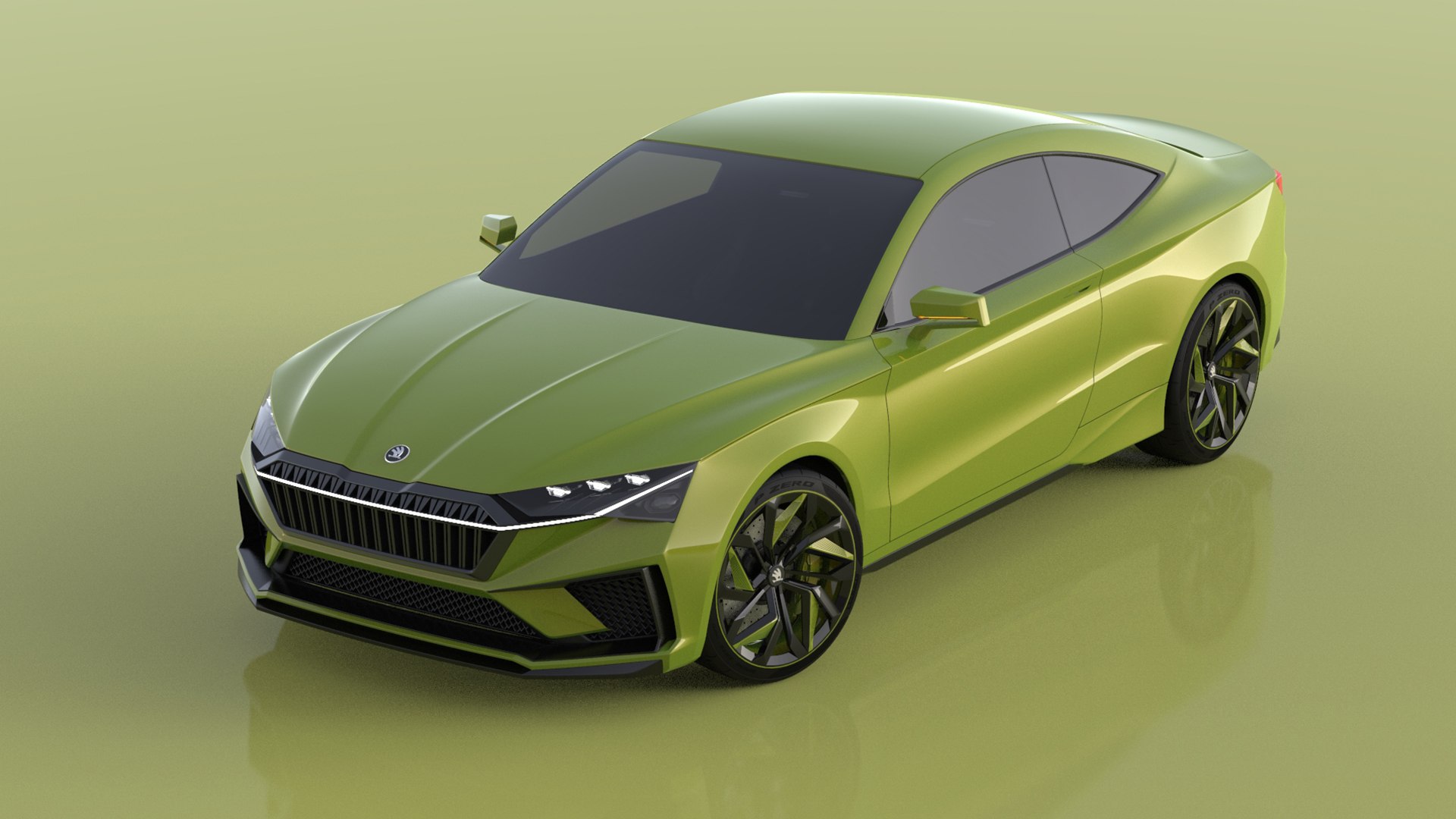 3D Skoda Coupe Model - TurboSquid 1849853