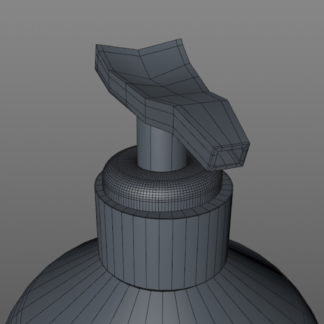 3D bottle shampoo cosmetic model - TurboSquid 1384347