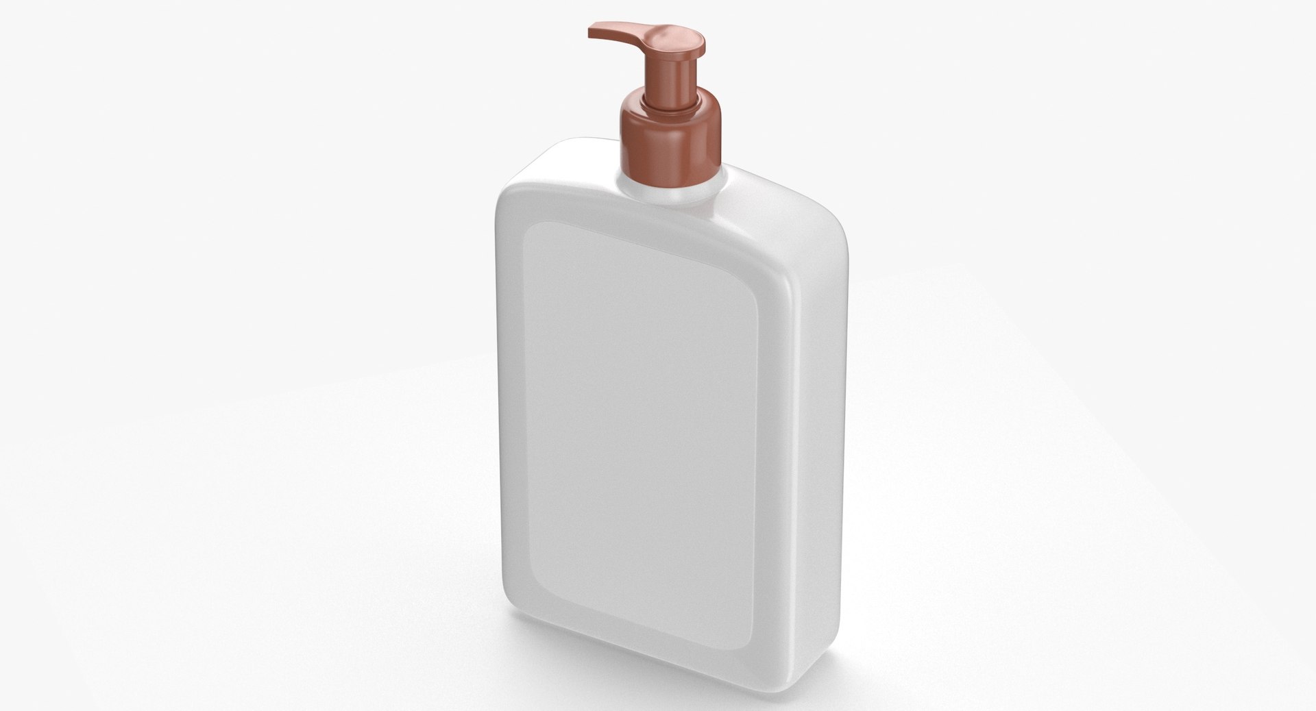 3D Moisturizing Lotion Container Type 01 Blank And Generic Label ...