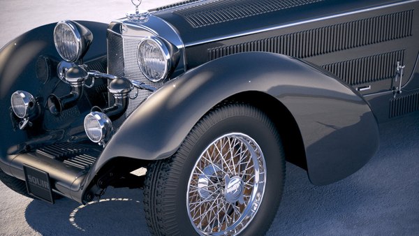 modèle 3D de Mercedes-Benz SS Roadster 1930 Erdmann & Rossi ...