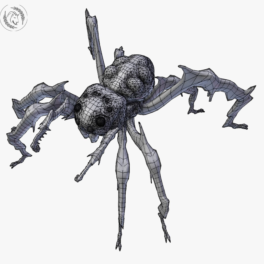 Free fantasy spider model - TurboSquid 1210846