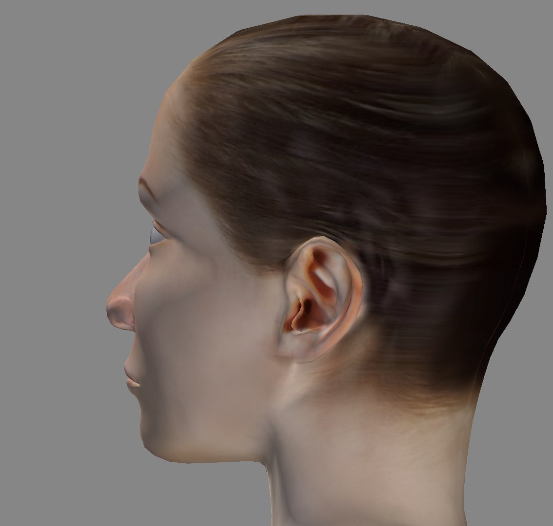 Female Clean Mesh 3d 3ds