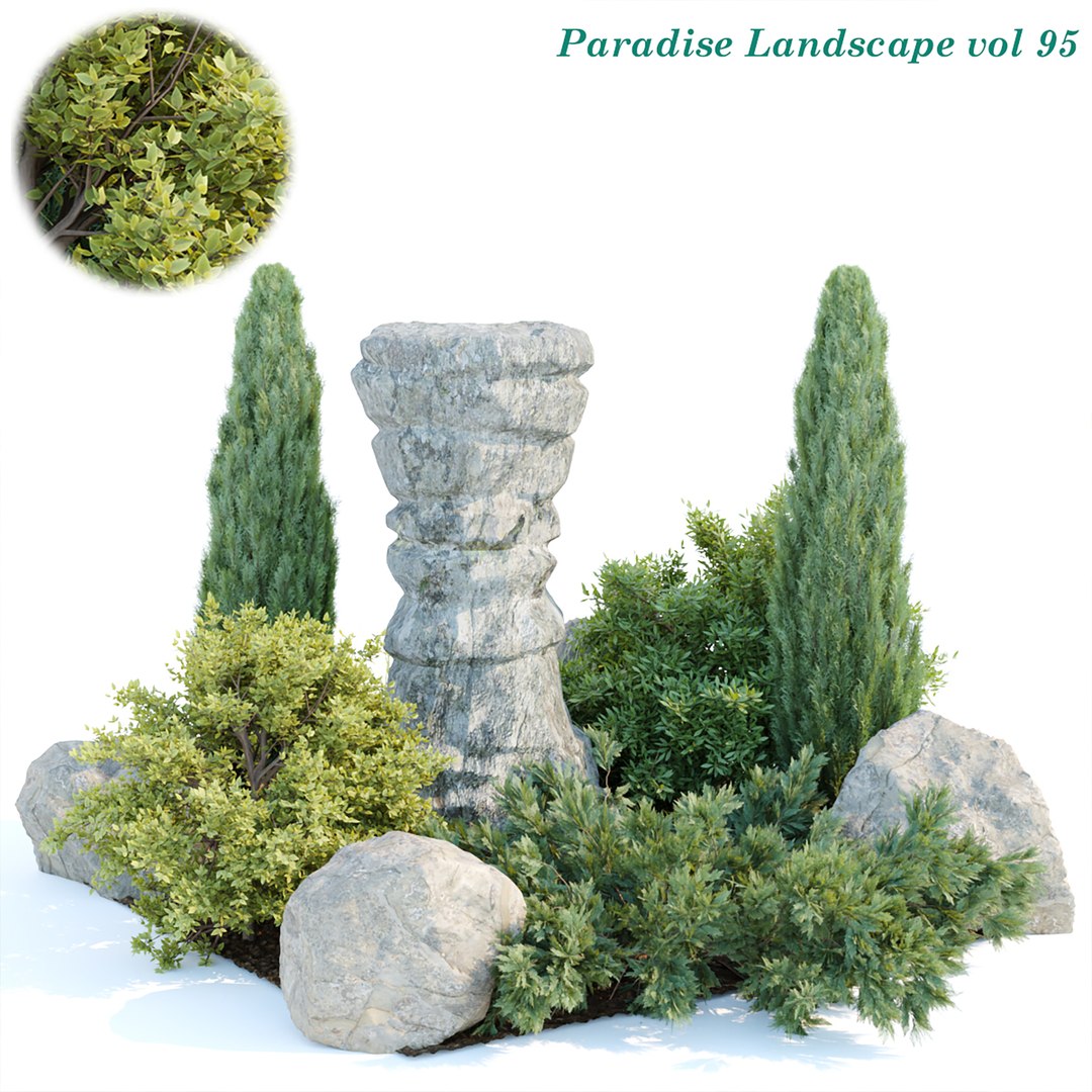 3D Paradise Landscape Vol 95 Model - TurboSquid 1972164