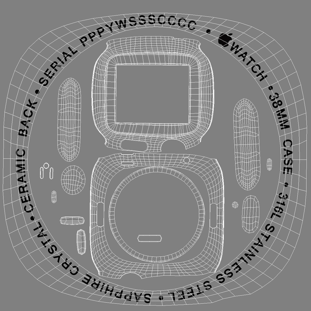 3D Model Apple Watch With Mesh Band - TurboSquid 2201925