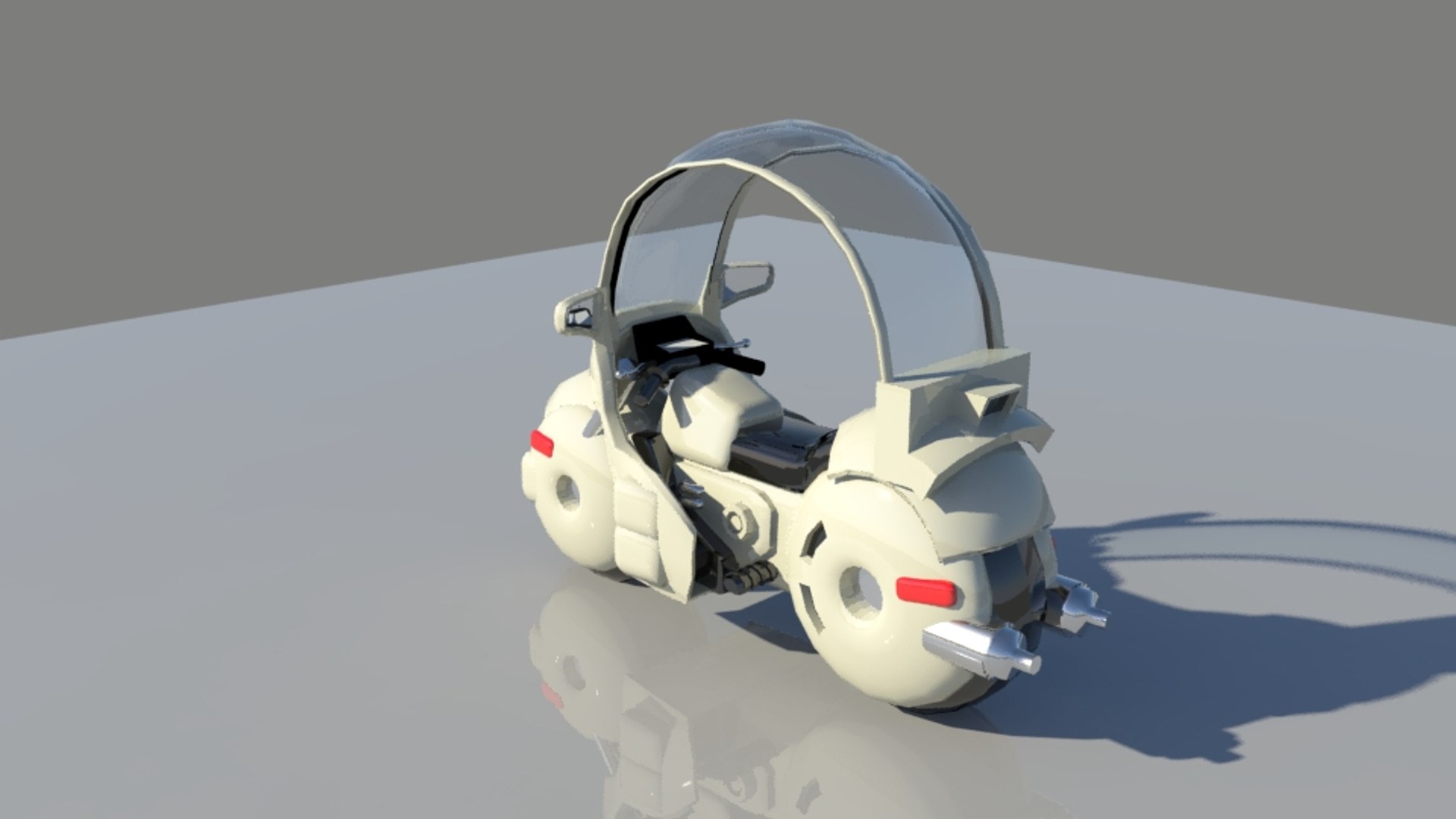 3d Motorcycle Dragonball Model