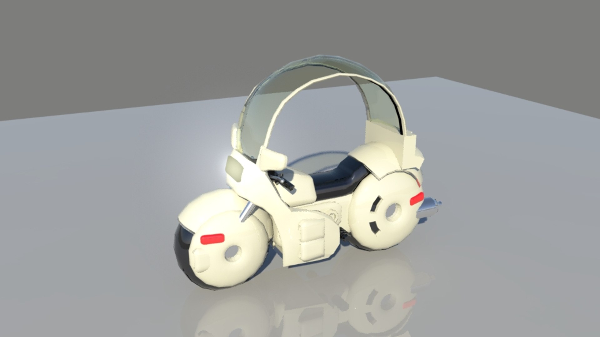 3d Motorcycle Dragonball Model