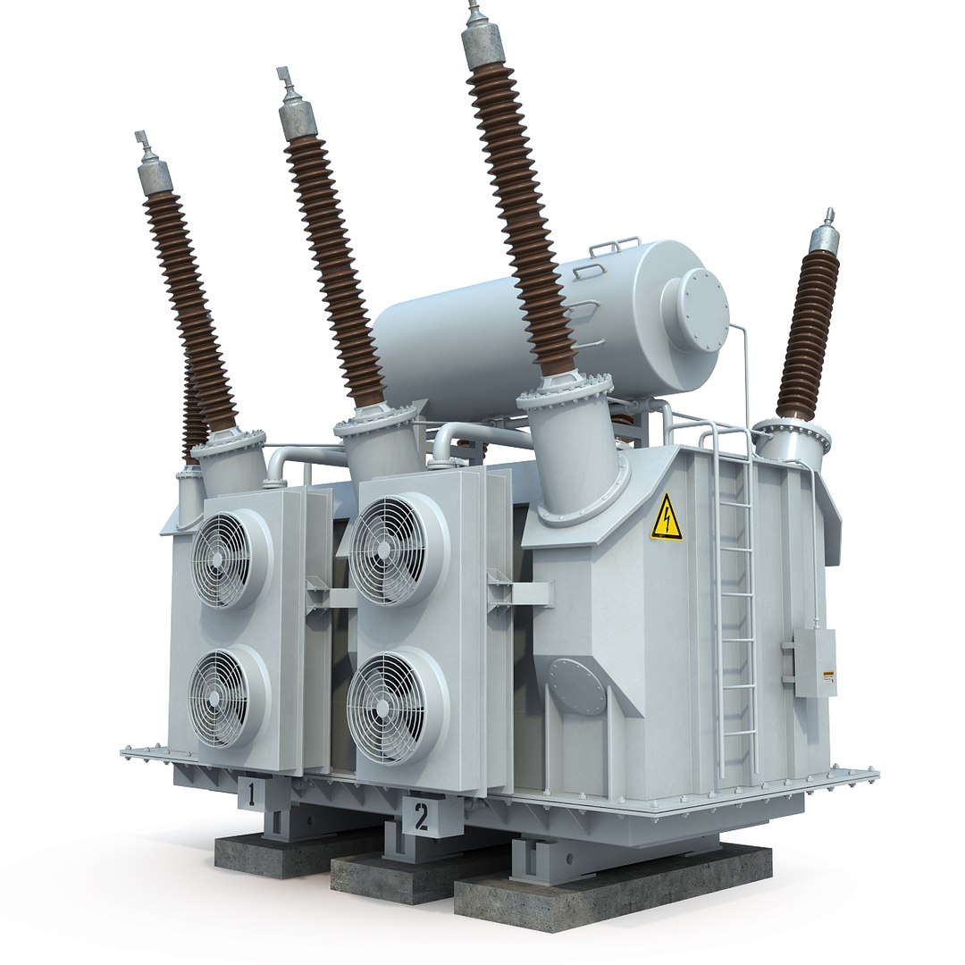3d Power Transformer Model
