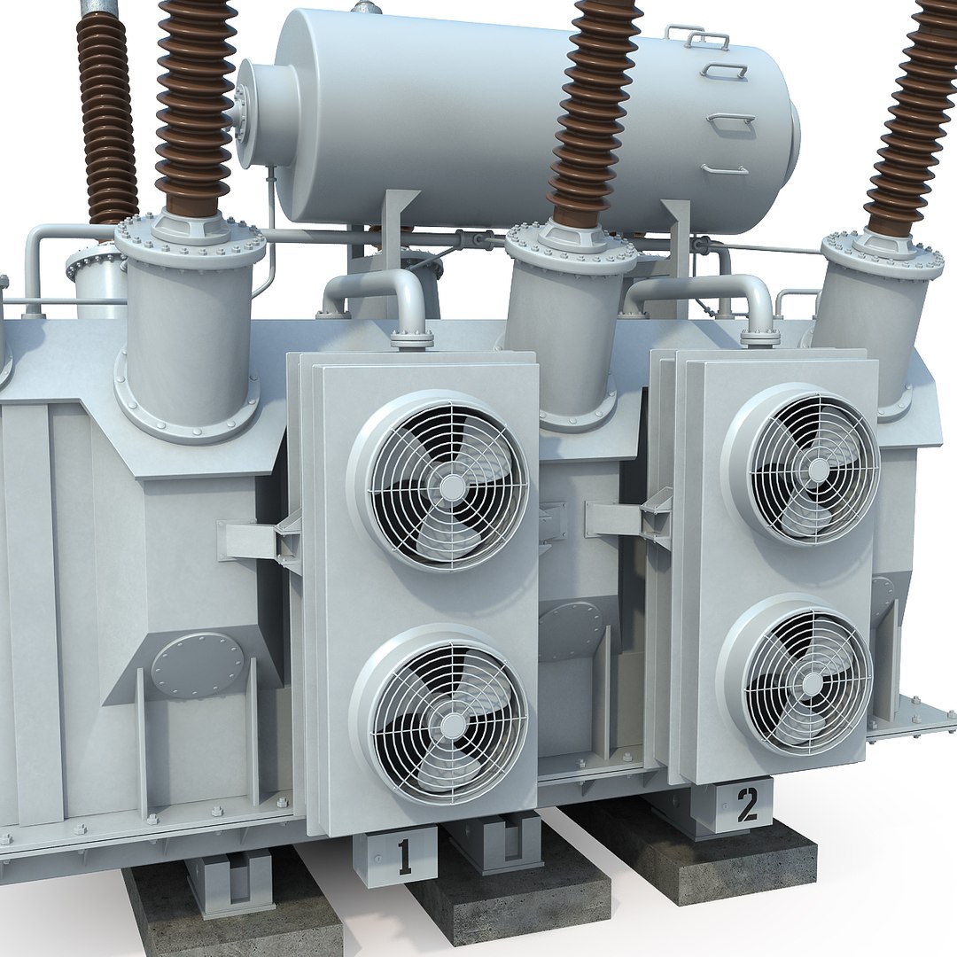 3d Power Transformer Model