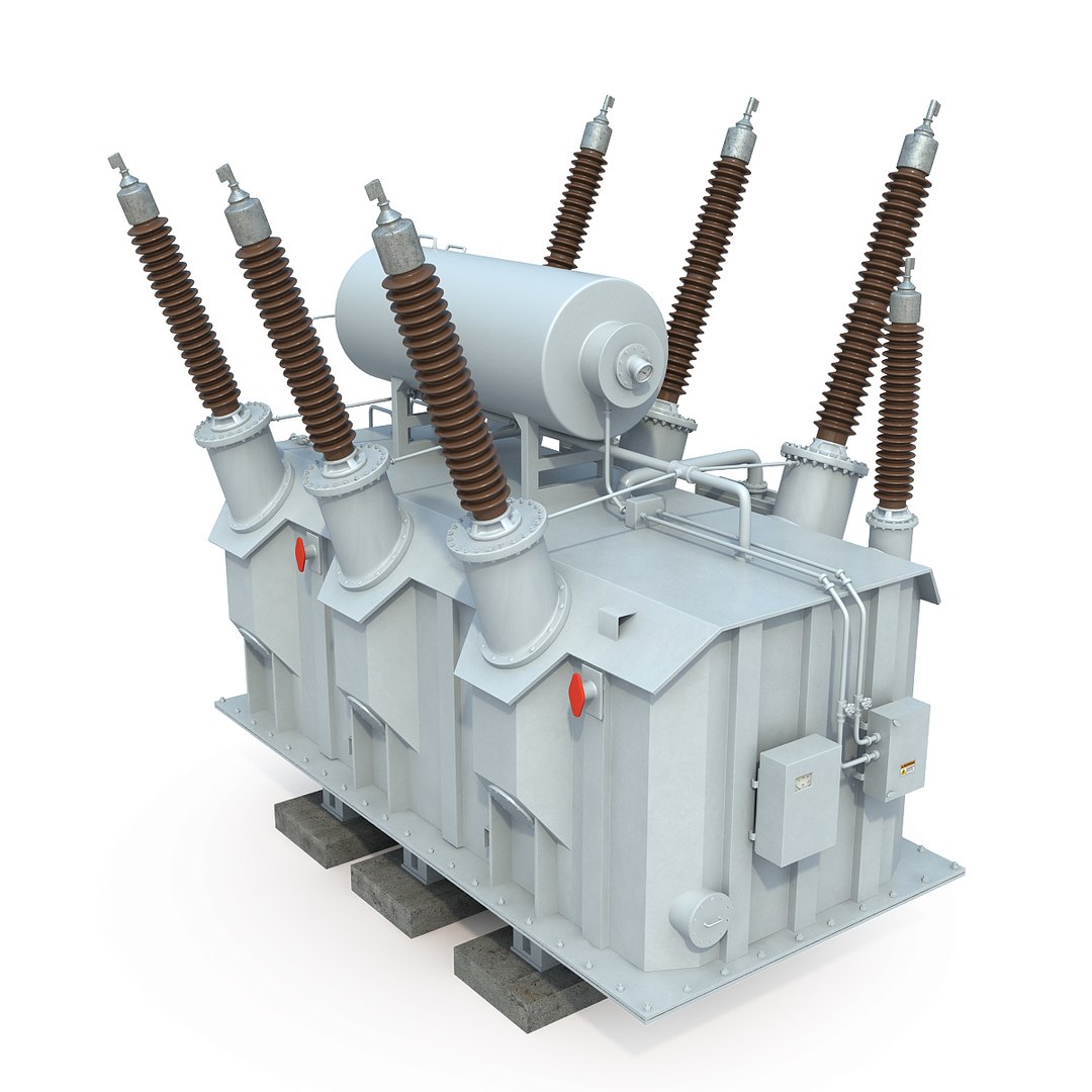 3d Power Transformer Model