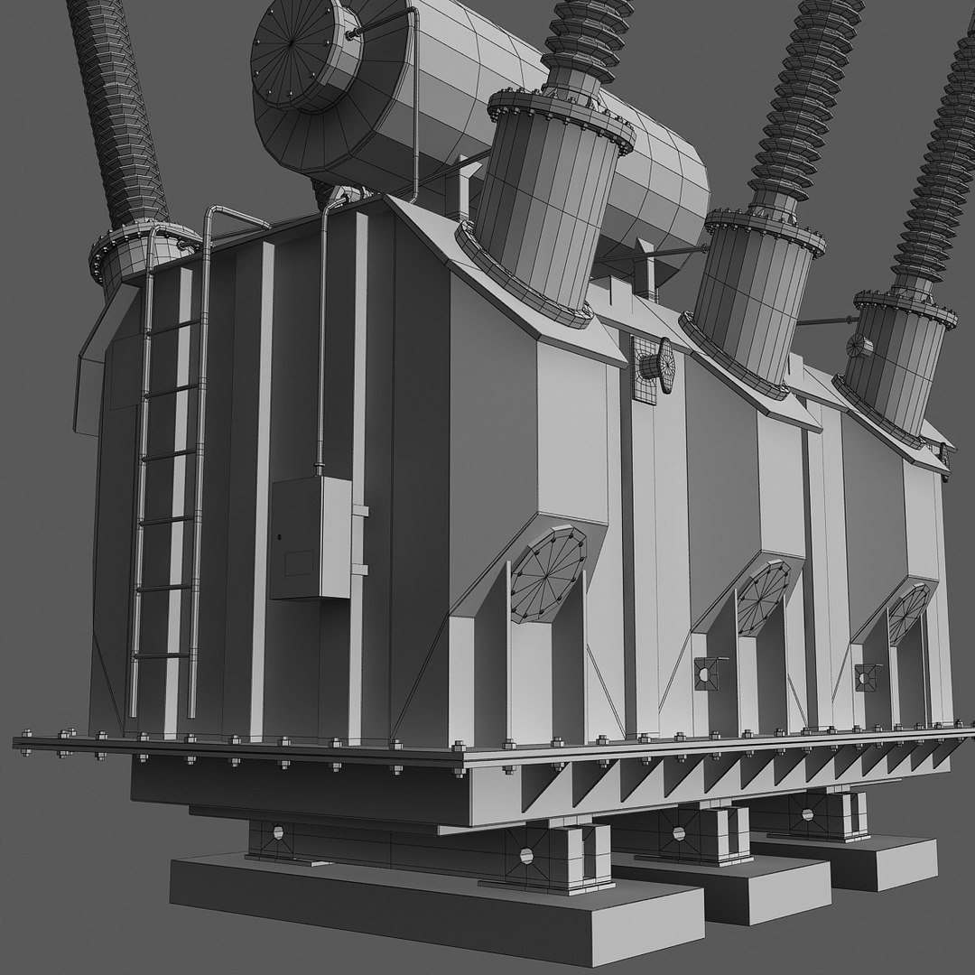 3d Power Transformer Model