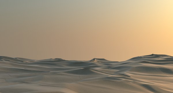 Desert dunes landscape scene 3D - TurboSquid 1304047