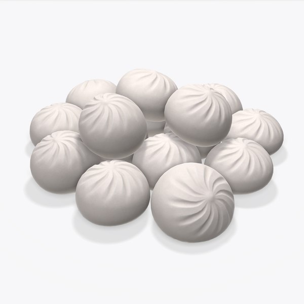 3D dumplings khinkali - TurboSquid 1506423